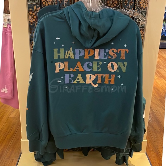 Disney | Jackets & Coats | Disneyland Happiest Place On Earth Zip Up ...